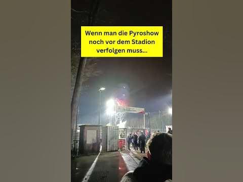 Pyroshow und noch vor dem Stadion🙄 I 1. FC Köln II - Alemannia Aachen I 15.03.24 - YouTube