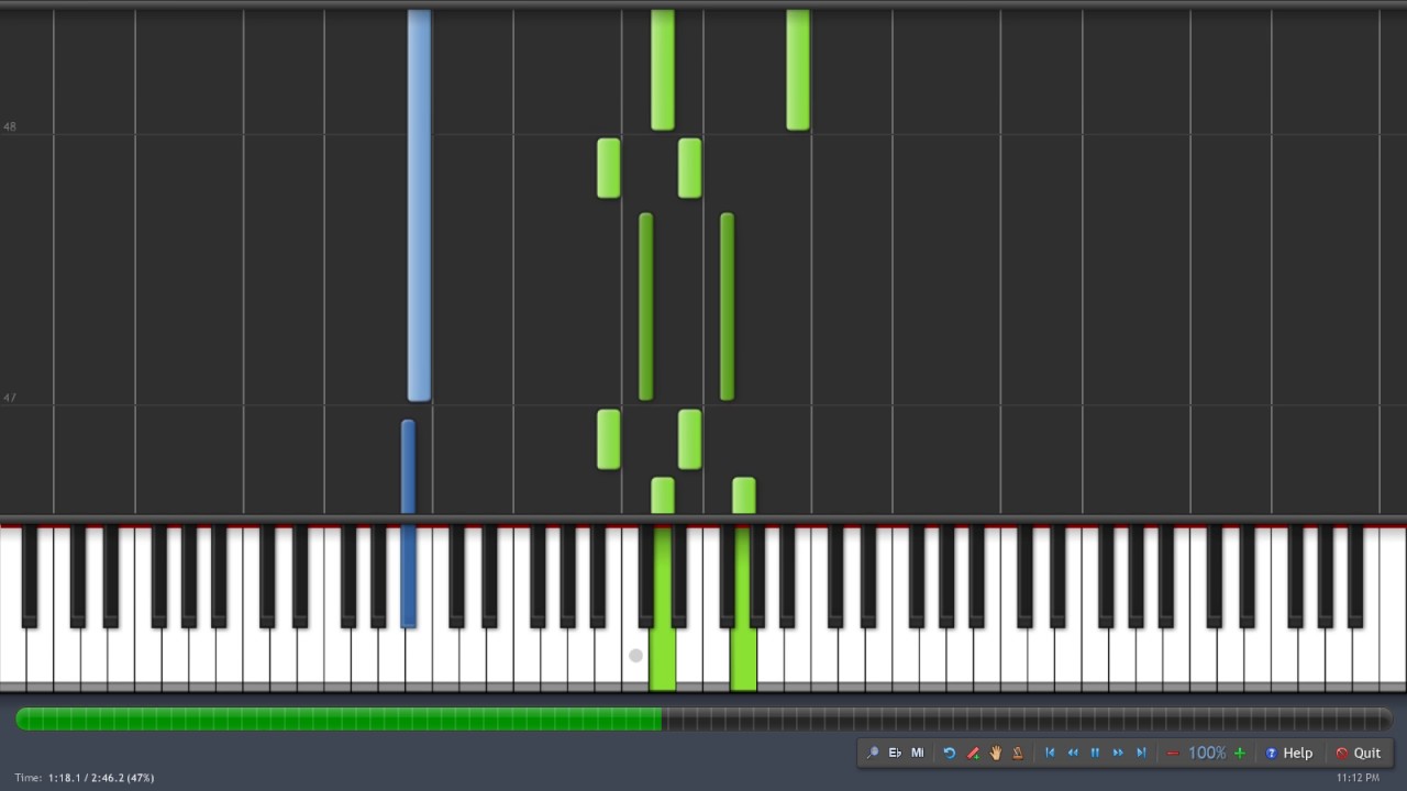 [Synthesia] A Shell in the Pit - Trilobyte (Rogue Legacy) - YouTube