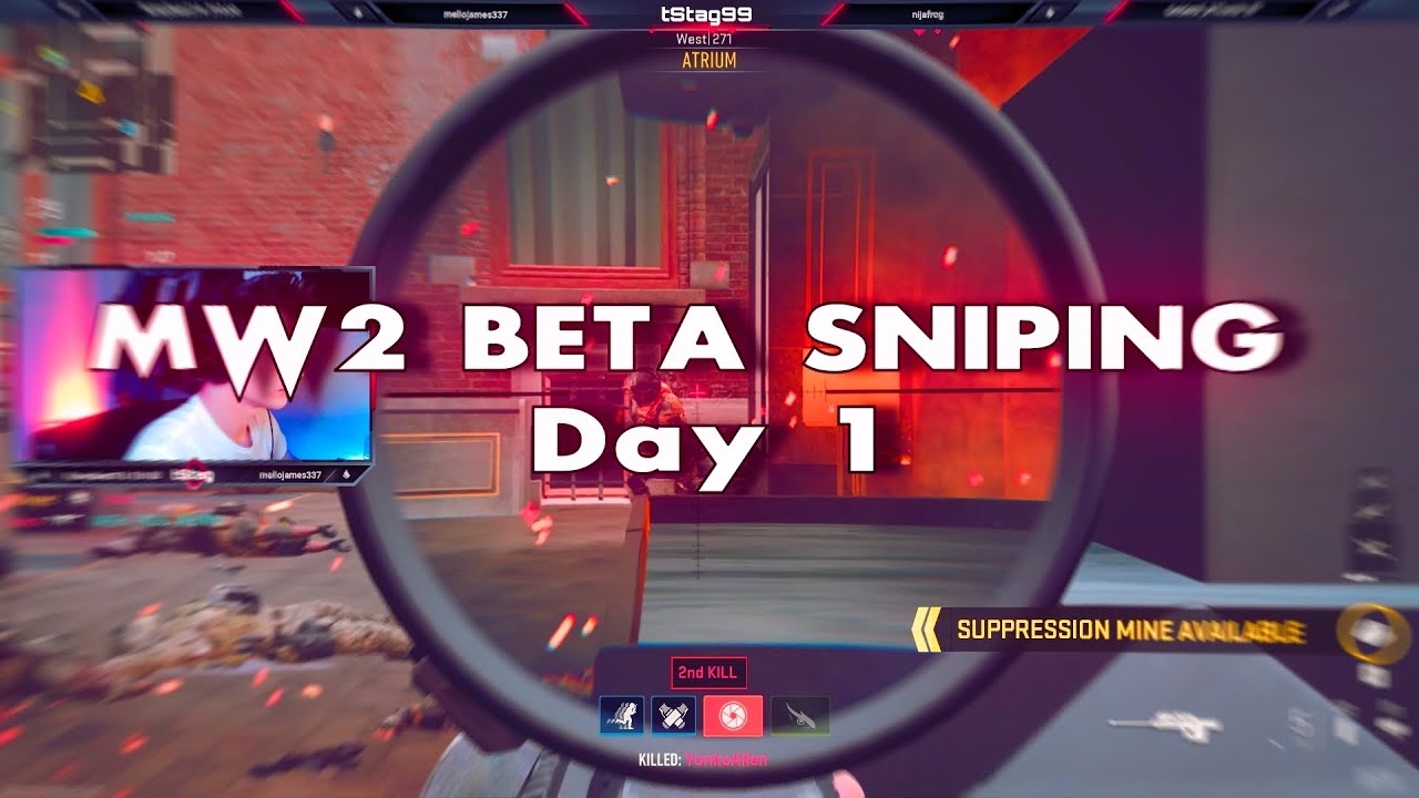 #mw2 BETA Sniping Day #1 - YouTube