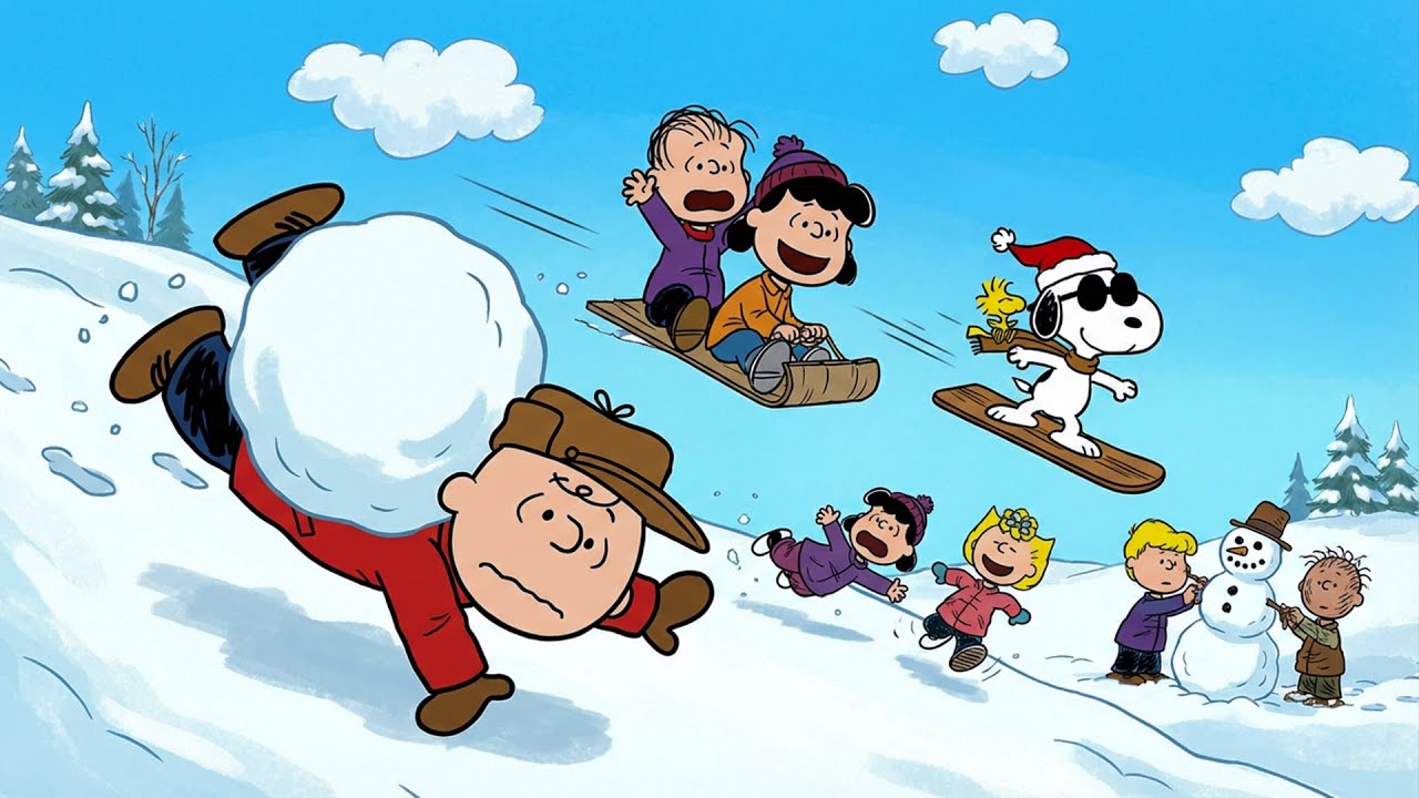Snoopy & the Peanuts Gang Winter Ski Trip to the Alpine Snow Festival⛄ ...