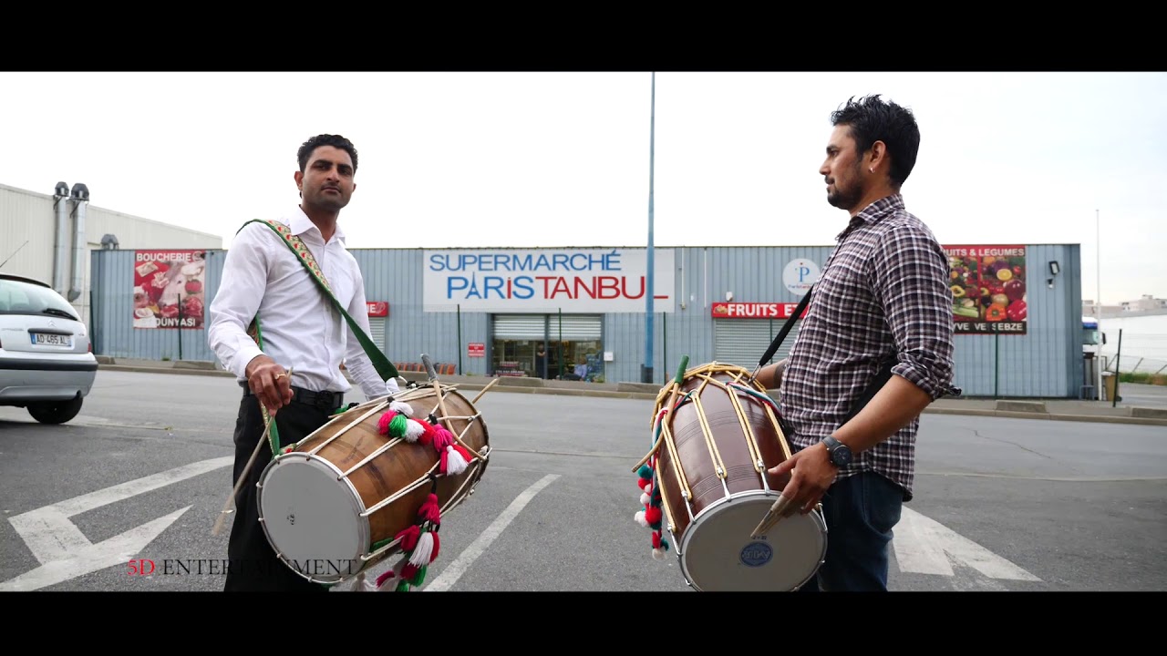 Pakistani dhoil in paris -Best dhol player in pris - YouTube