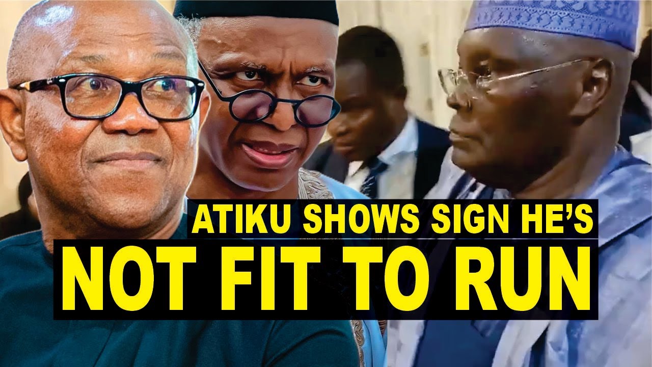 Atiku Extremely Exhausted After Minutes Standing At Event - Would ...