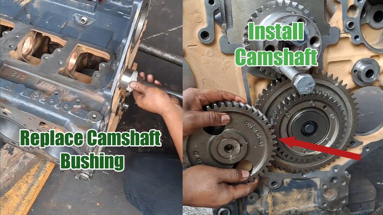 Replace Bushing Camshaft and Install Camshaft - YouTube