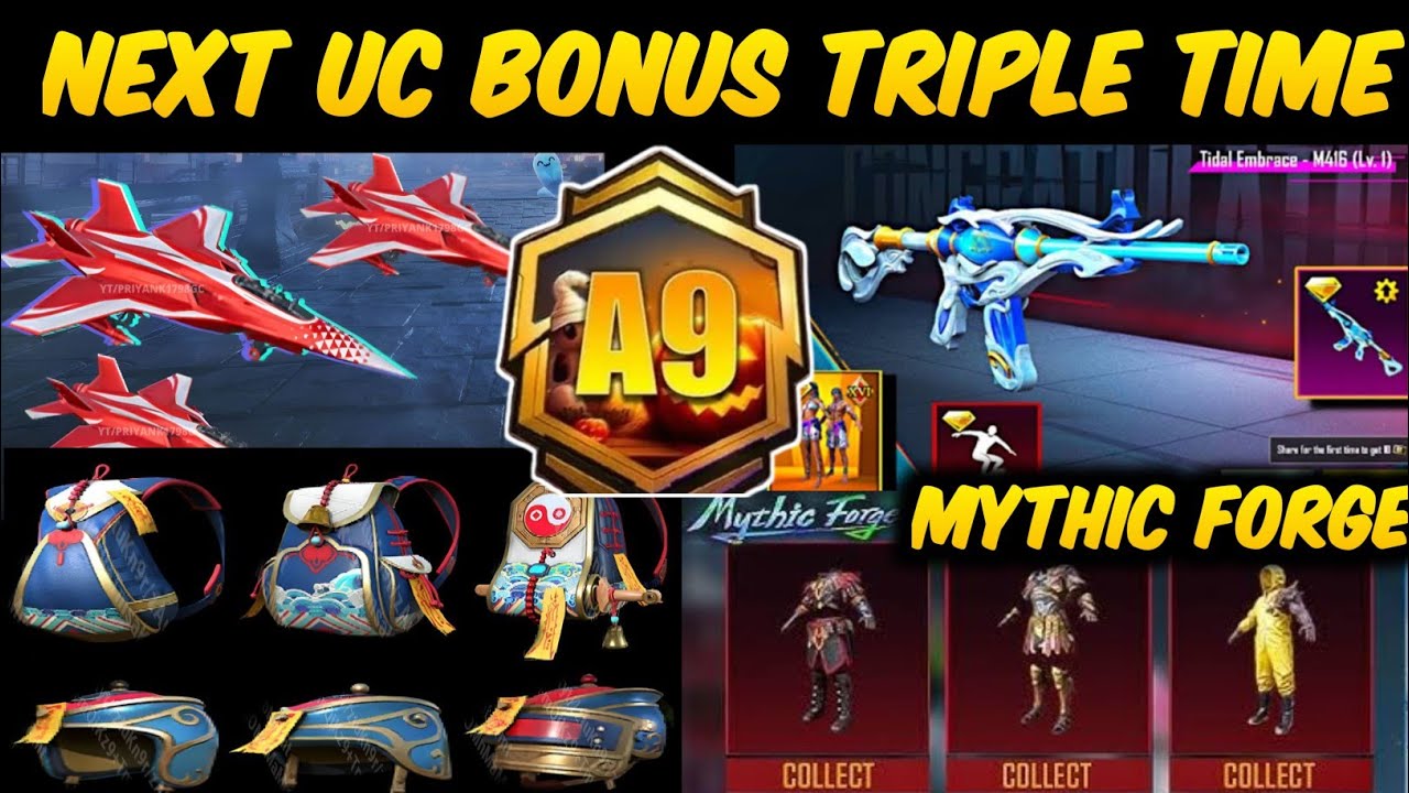 Get 😍 Next Triple UC Bonus Event | Mythic Forge Upcoming Best Skins ...