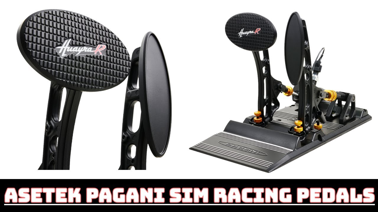 Asetek SimSports® Pagani Huayra R Sim Racing Pedal A-Z Review - YouTube