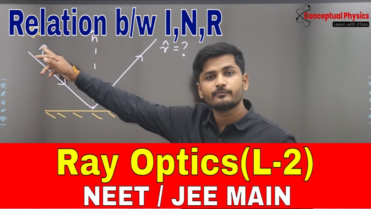 #|Optics (L-2) | Relation b/w I,N,R | NEET / JEE | 12th Class | By- KP ...