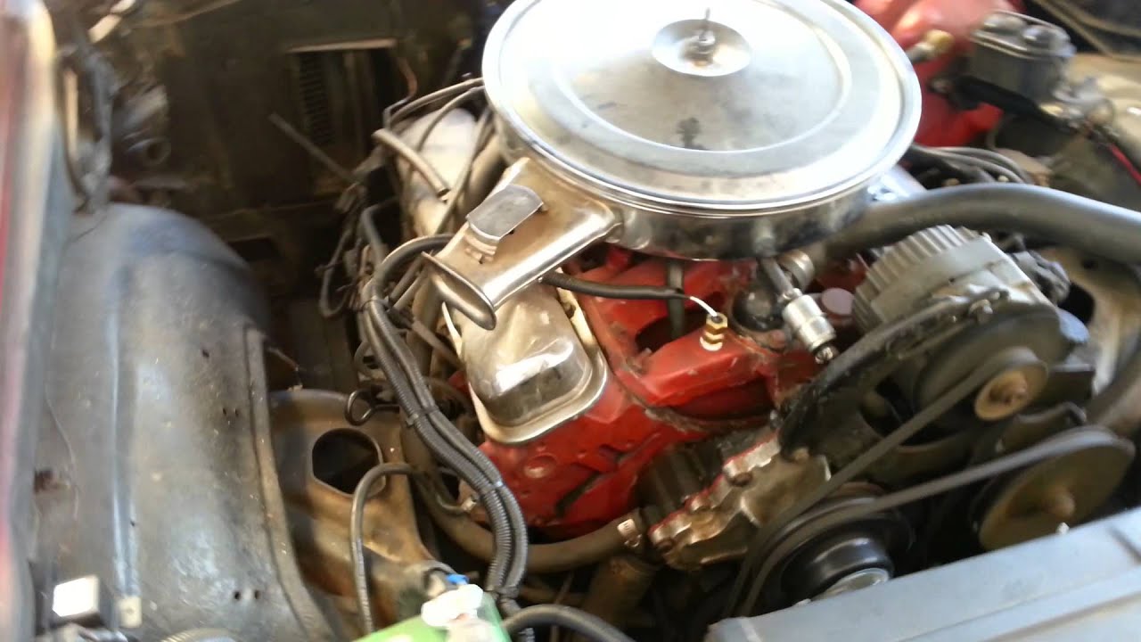 350 pontiac engine and transs - YouTube