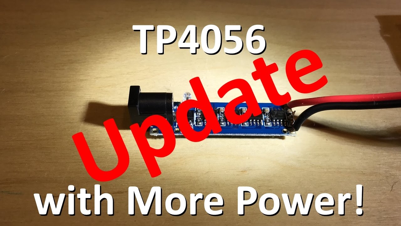High Current TP4056 Module Update - 12v Solar Shed - YouTube