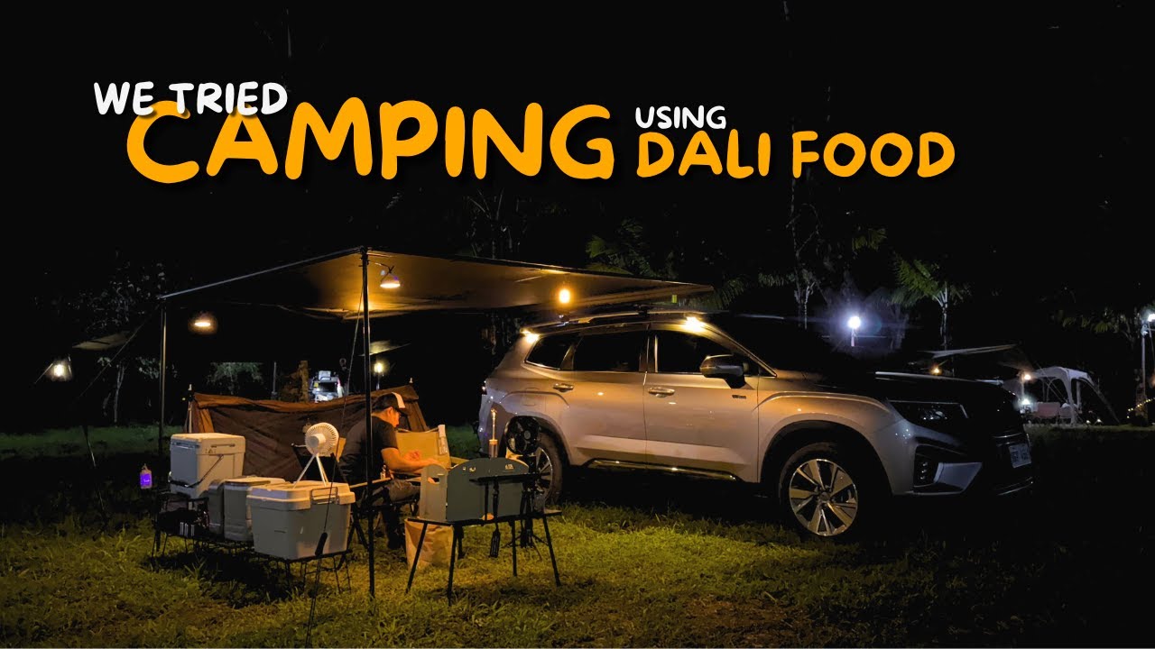 WE TRIED CAR CAMPING USING JUST DALI FOOD (CAN IT WORK?) - YouTube