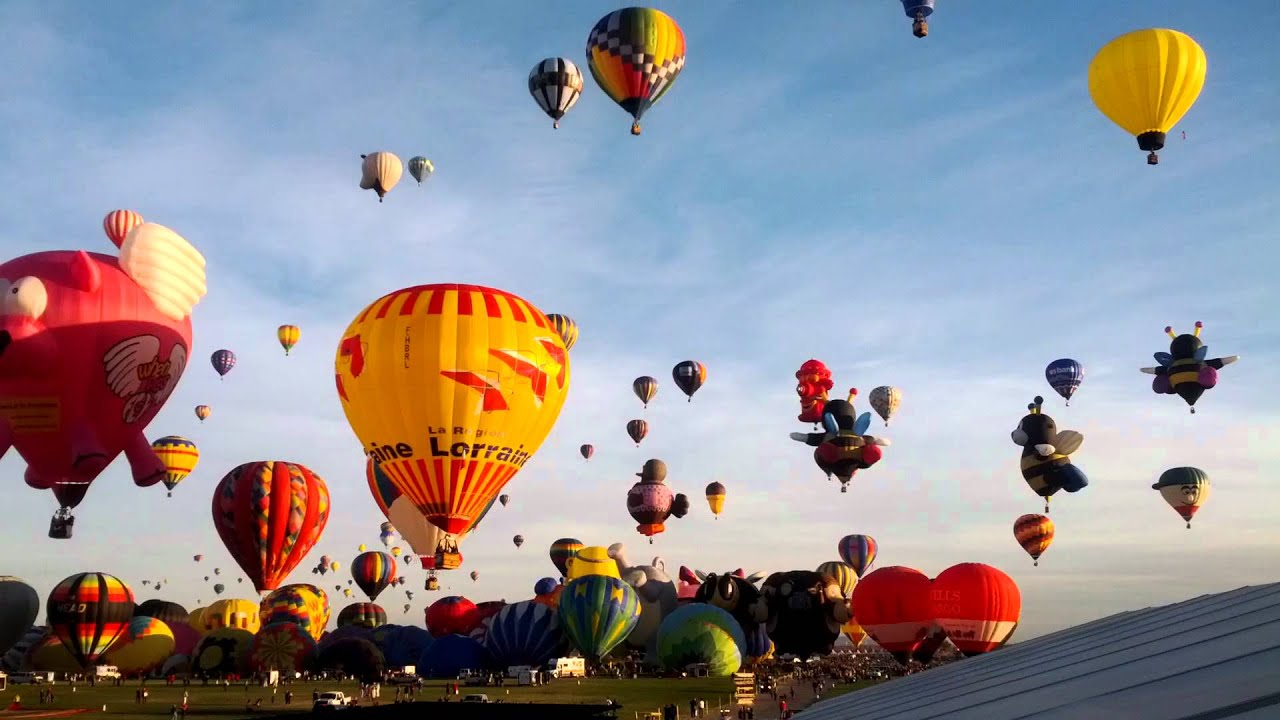 Balloon Fiesta time lapse - YouTube