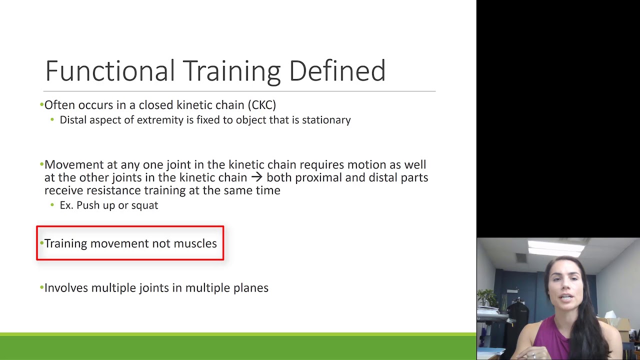 Functional Training and Posture Part Two - YouTube