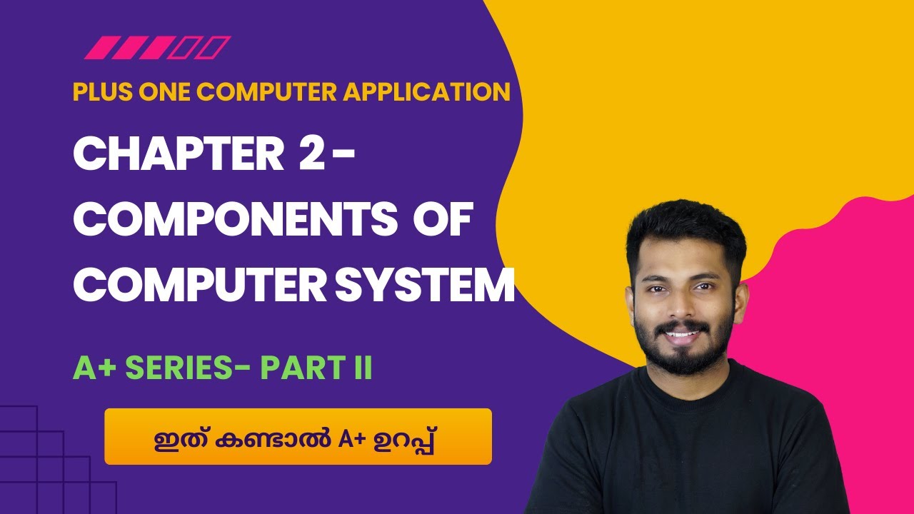 Chapter 2 - Components of Computers | Plus One Computer Application ...