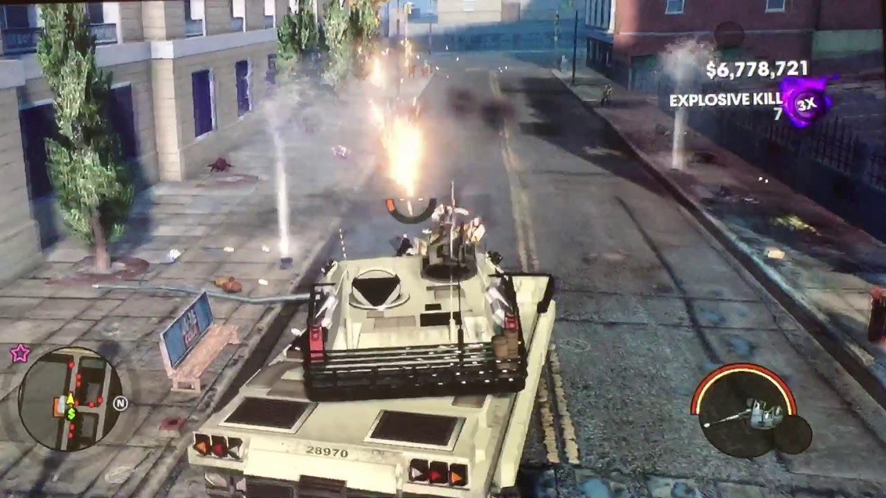 Zombie mayhem in saints row 3 (funtage) - YouTube