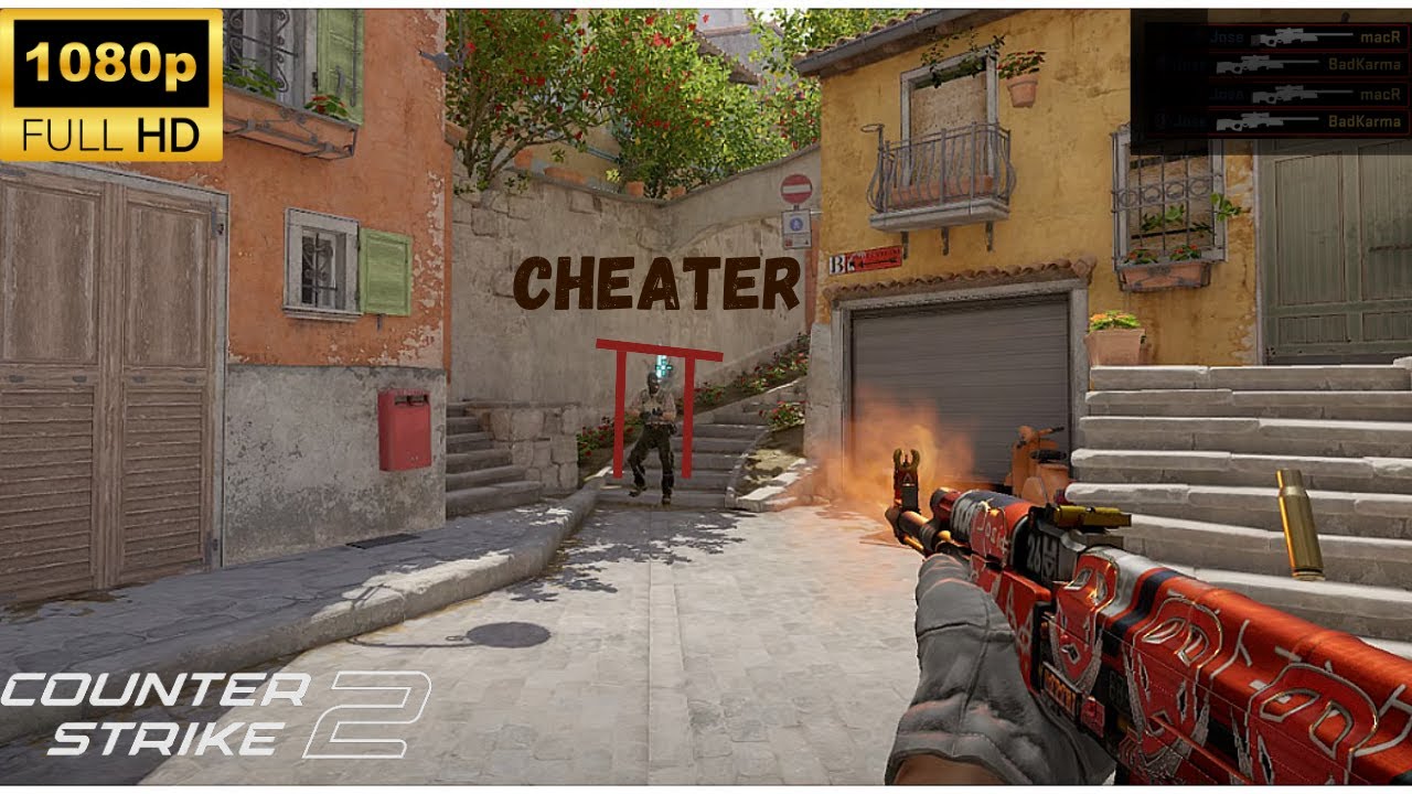 winning against cheaters in counter strike 2. inferno 13-10(18 kills ...