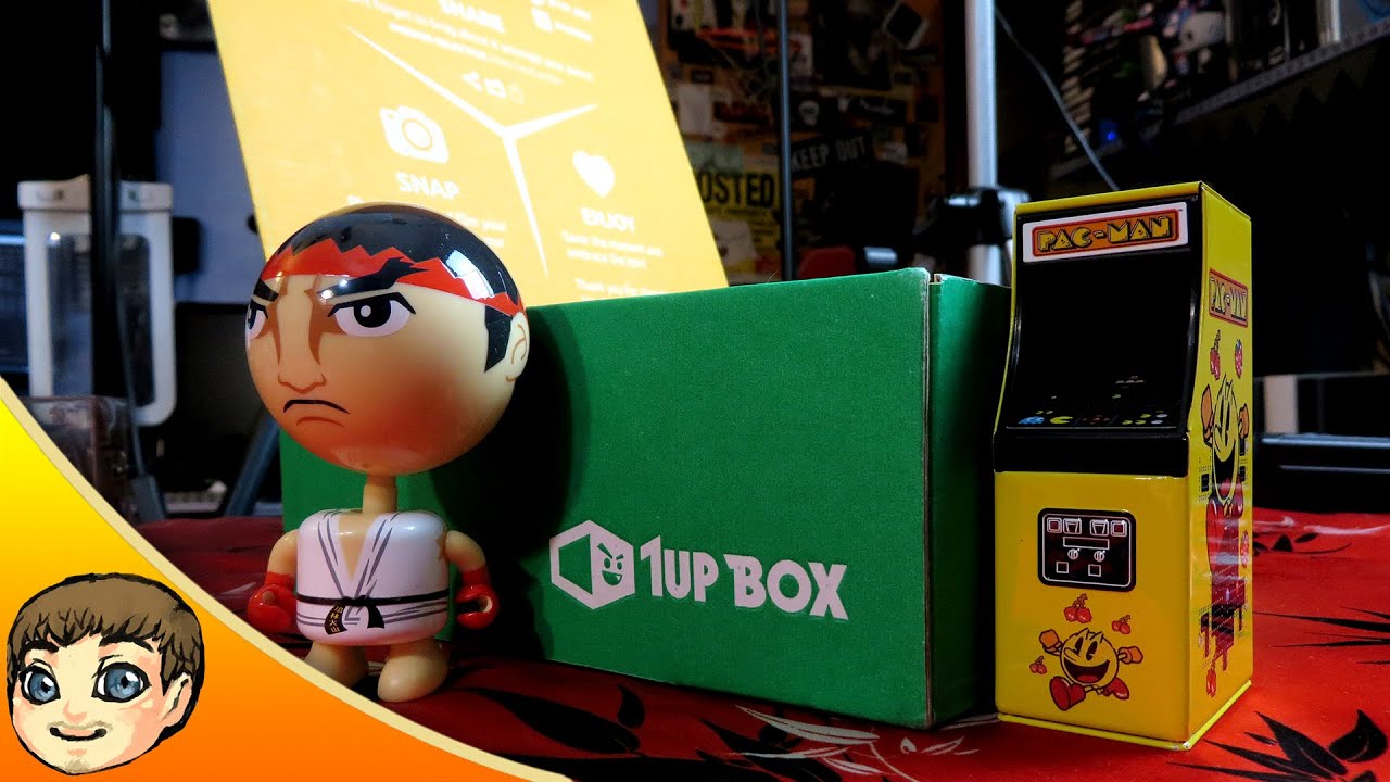 1Up Box June 2015 Unboxing - ARCADE - YouTube