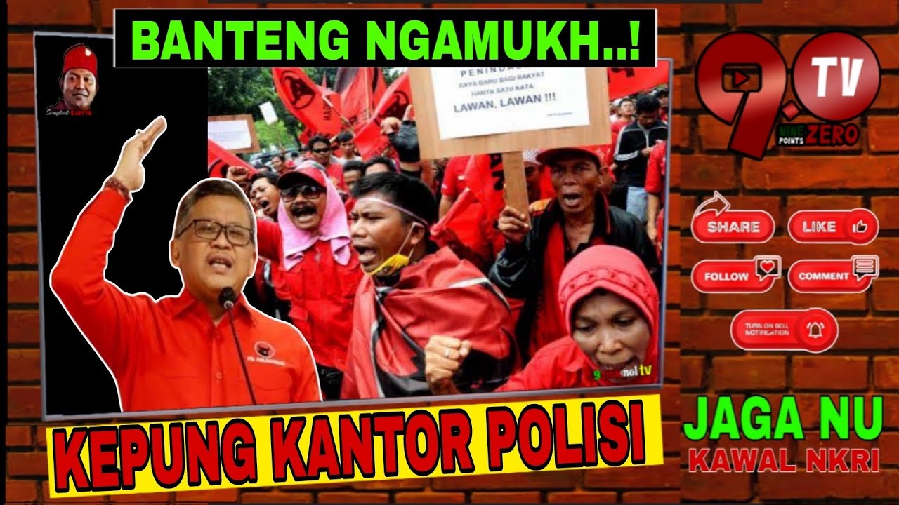 🇲🇨 GASWATT ️ MASSA PDIP AMUKH POLISI ️NGANCAM KLO HASTO DIPROSES ...