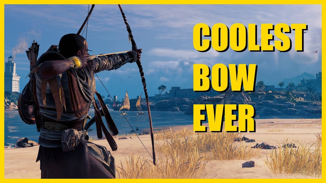 Assassin's Creed Origins COOLEST BOW EVER ft.the Predator Bow (PC ...