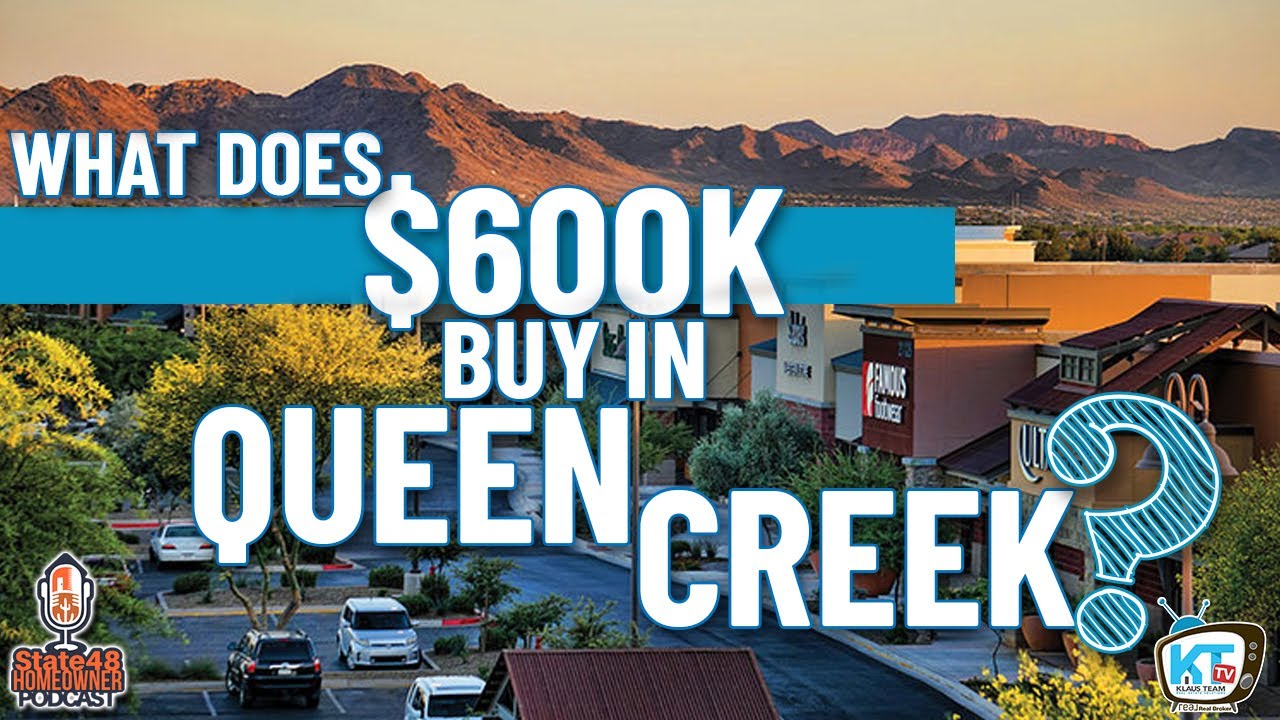 What Does $600k Get You In Queen Creek, Arizona? - YouTube