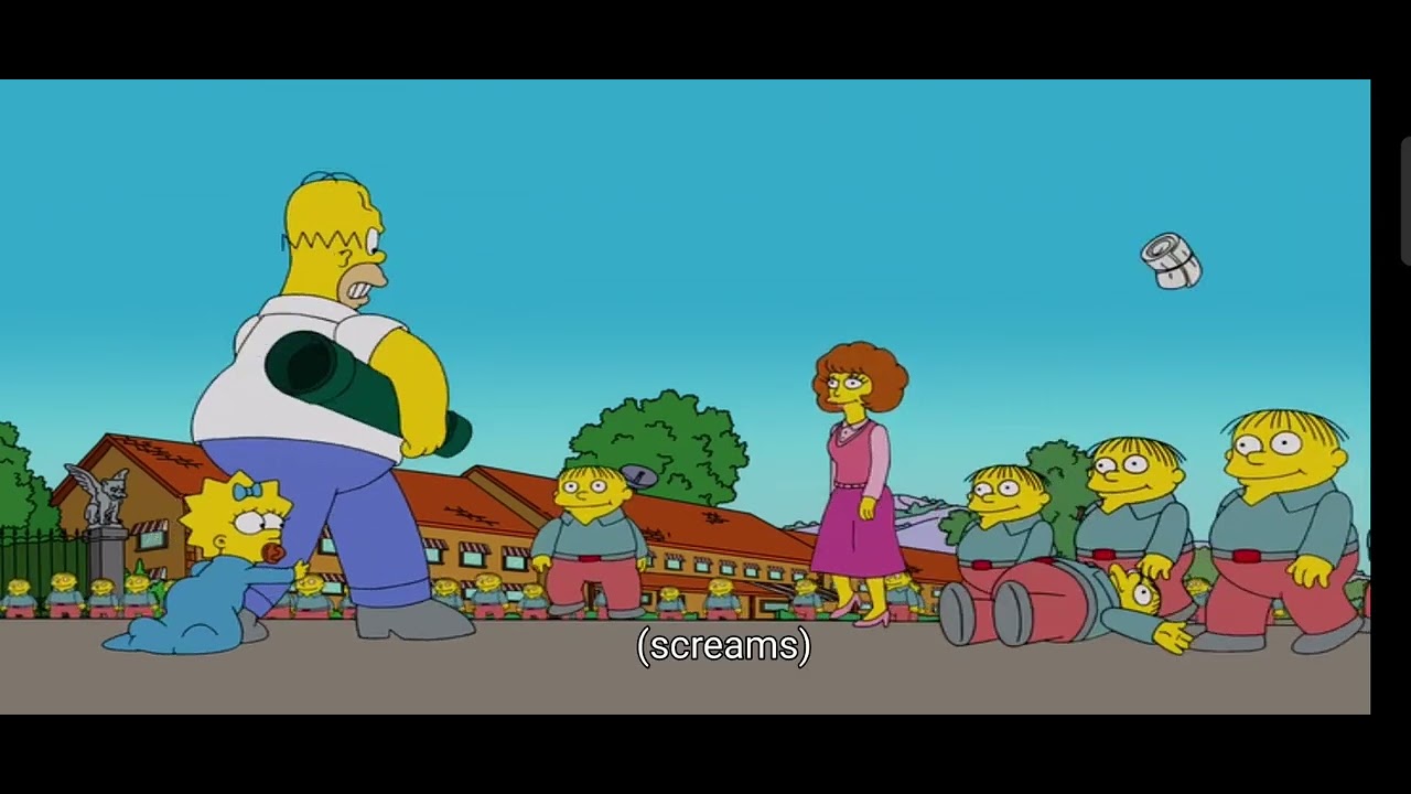 The Simpsons | Homer shoots Maude again - YouTube