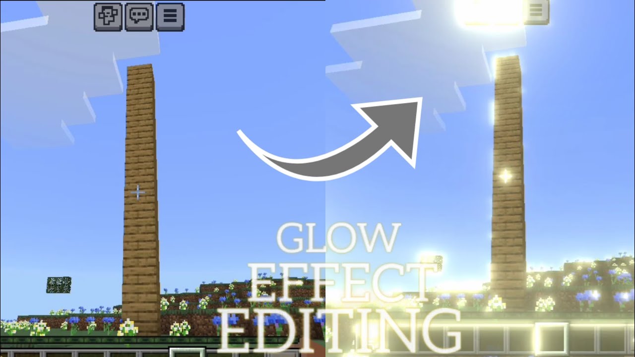 HOW TO MAKE GLOW EFFECT IN MINECRAT TUTORIAL - YouTube