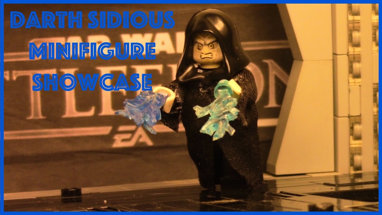 Custom Lego Star Wars Battlefront: Darth Sidious Minifigure Showcase ...