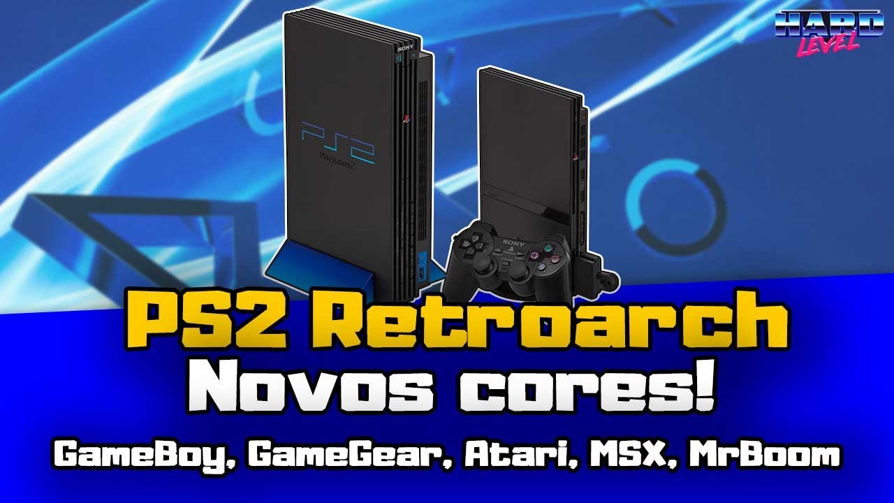 PS2 Retroarch - Novos cores! MSX, Game Boy, Game Gear, Mr Boom e Atari ...