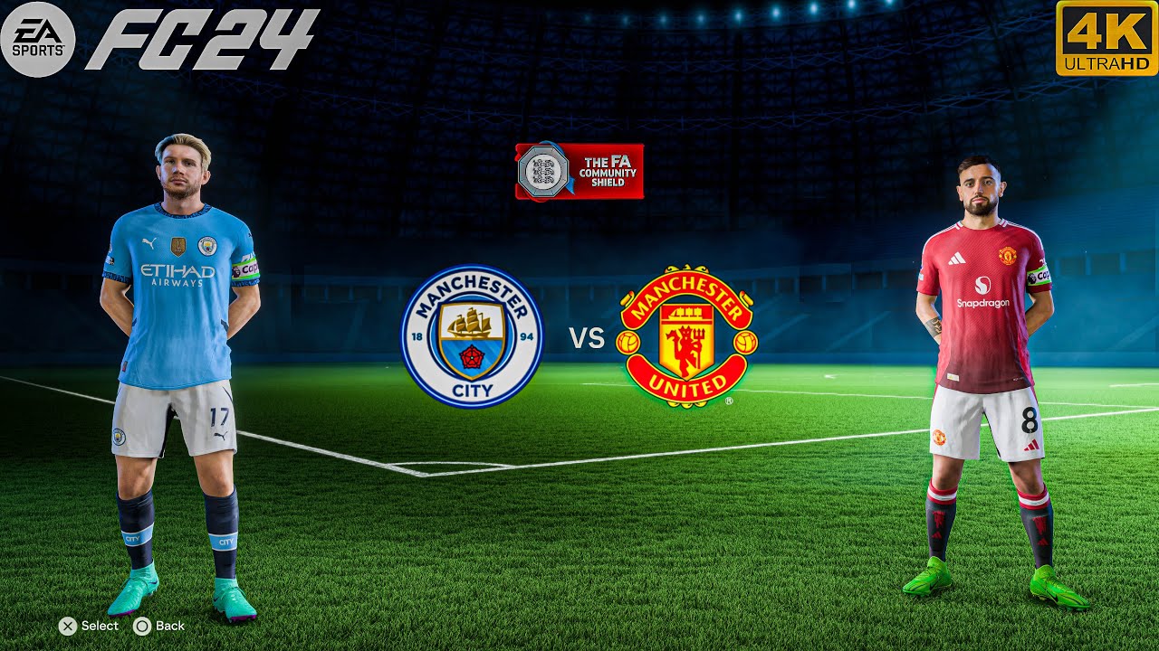 FC 24 - Manchester City Vs Man United - Ft. Zirkzee,Savio | FA ...