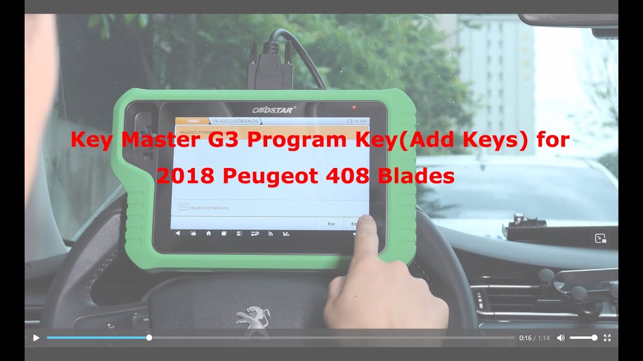 OBDSTAR X300 Classic G3(Key Master G3) Program Key(Add Keys) for 2018 ...