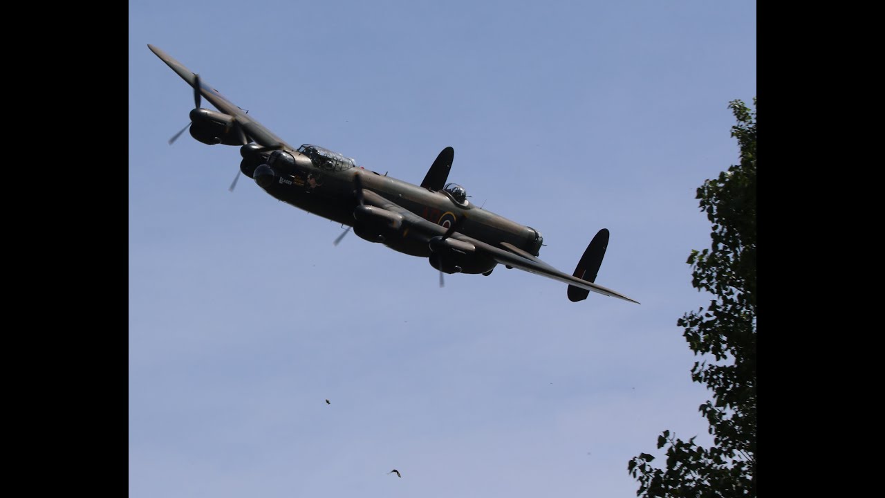 Avro Lancaster Flypast 1 - YouTube