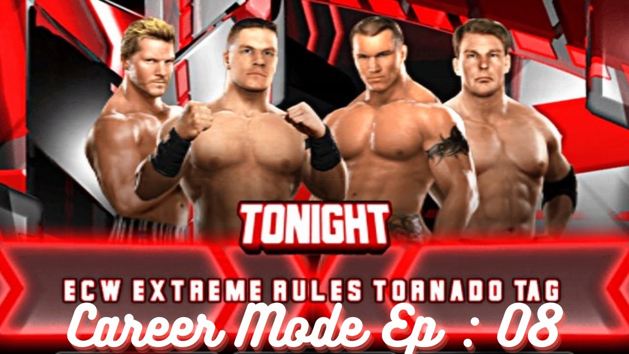 John Cena & Chris Jericho Vs Randy Orton & JBL - SmackDown Vs Raw 2009 ...