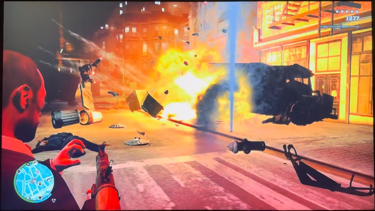 GTA 4 - Chase with Bobcat + 6 Star Rampage - YouTube