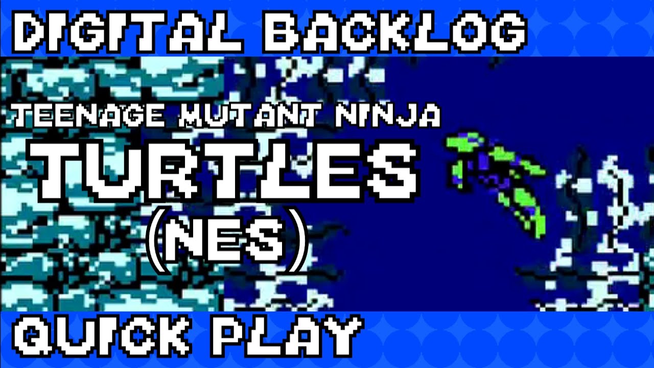 The damn dam level - Teenage Mutant Ninja Turtles (NES) - Quick Play ...
