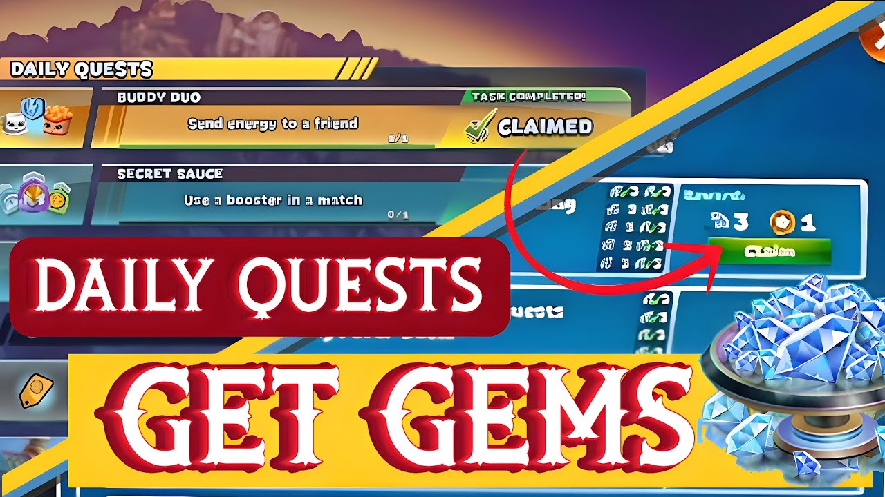 Get 60 gems in Cooking Fever through quests in Cooking Fever Duels ...