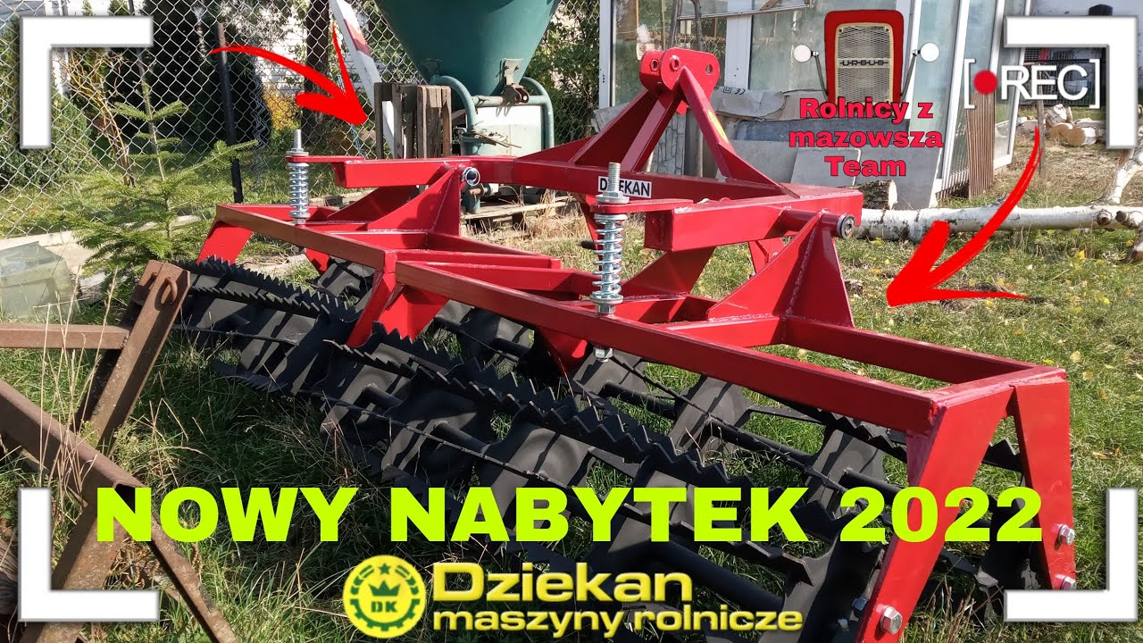 NOWY NABYTEK 2022 😱 Wał dociskowy strunowy DZIK dziekan 🌱 Nowy nabytek ...