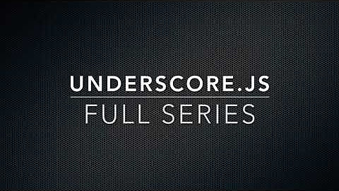 Underscore.js Complete Tutorial Series - YouTube