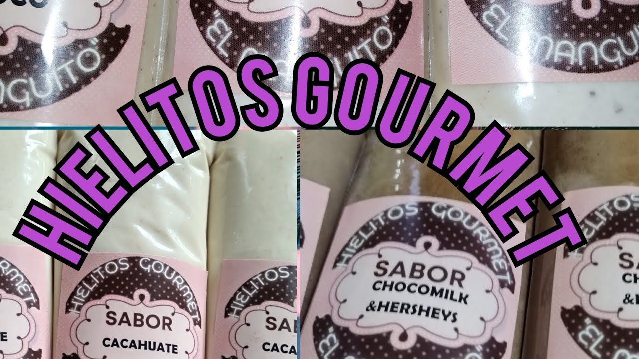 HIELITOS GOURMET 🍓 VARIOS SABORES. - YouTube