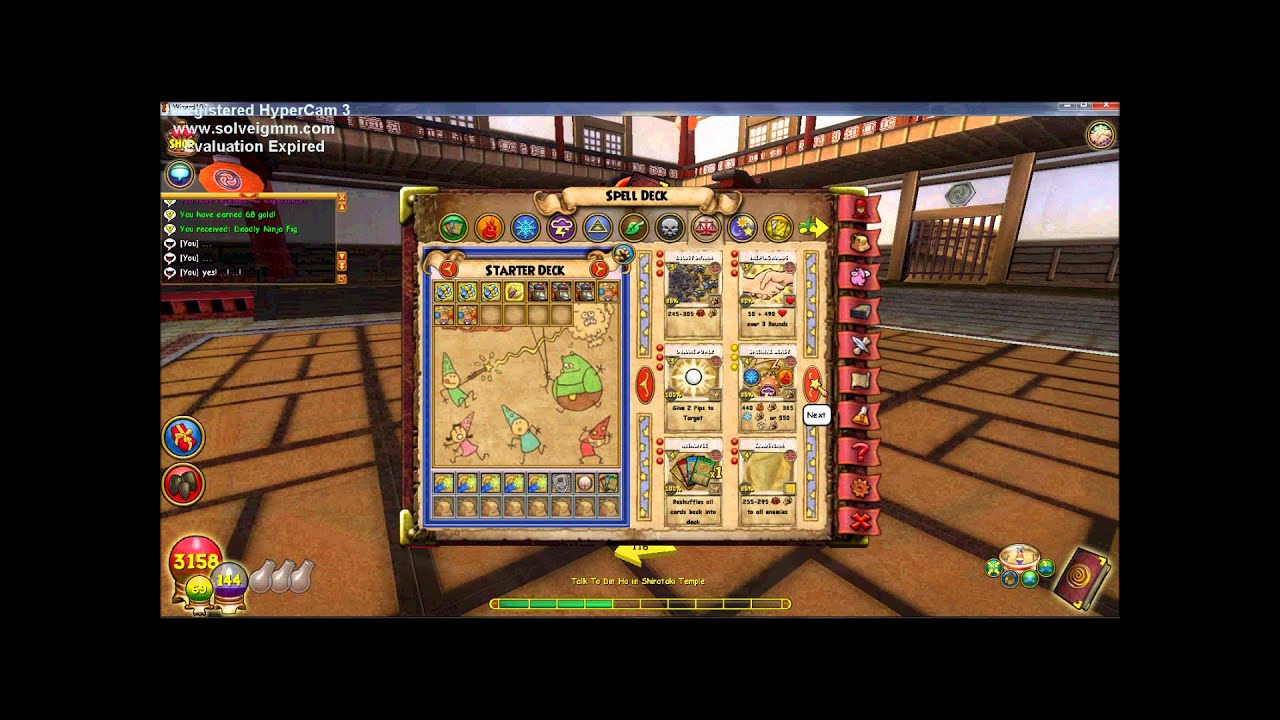 Wizard101 Getting the Spell Samoorai - YouTube
