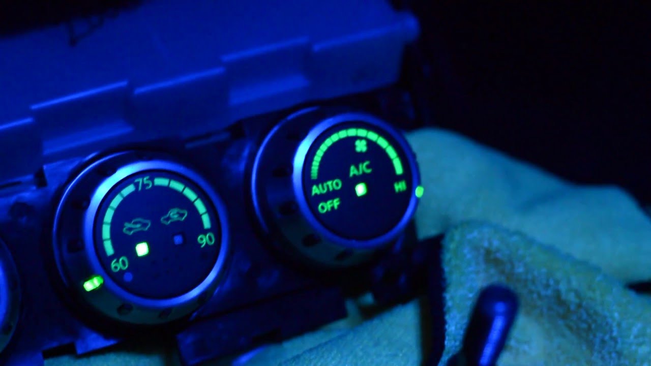 350z Custom BlackCat Gauge Faces in Green for Adam #3 - YouTube