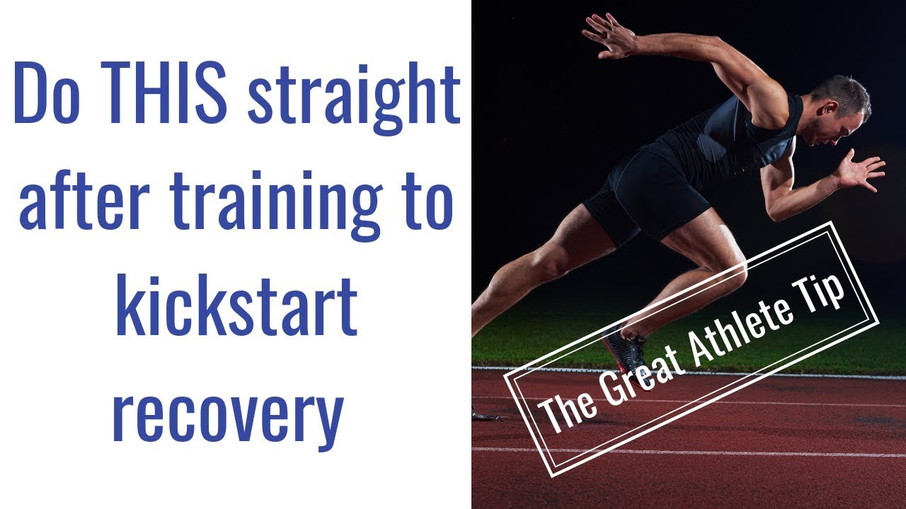 Sprinters should do THIS straight after training to kickstart recovery ...