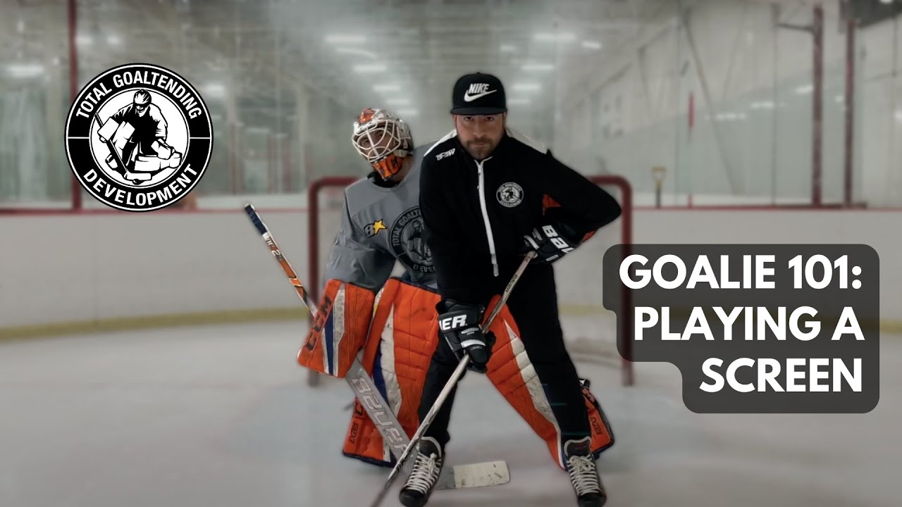 Goalie 101: Introduction to playing a screen - Tips & Tricks - YouTube