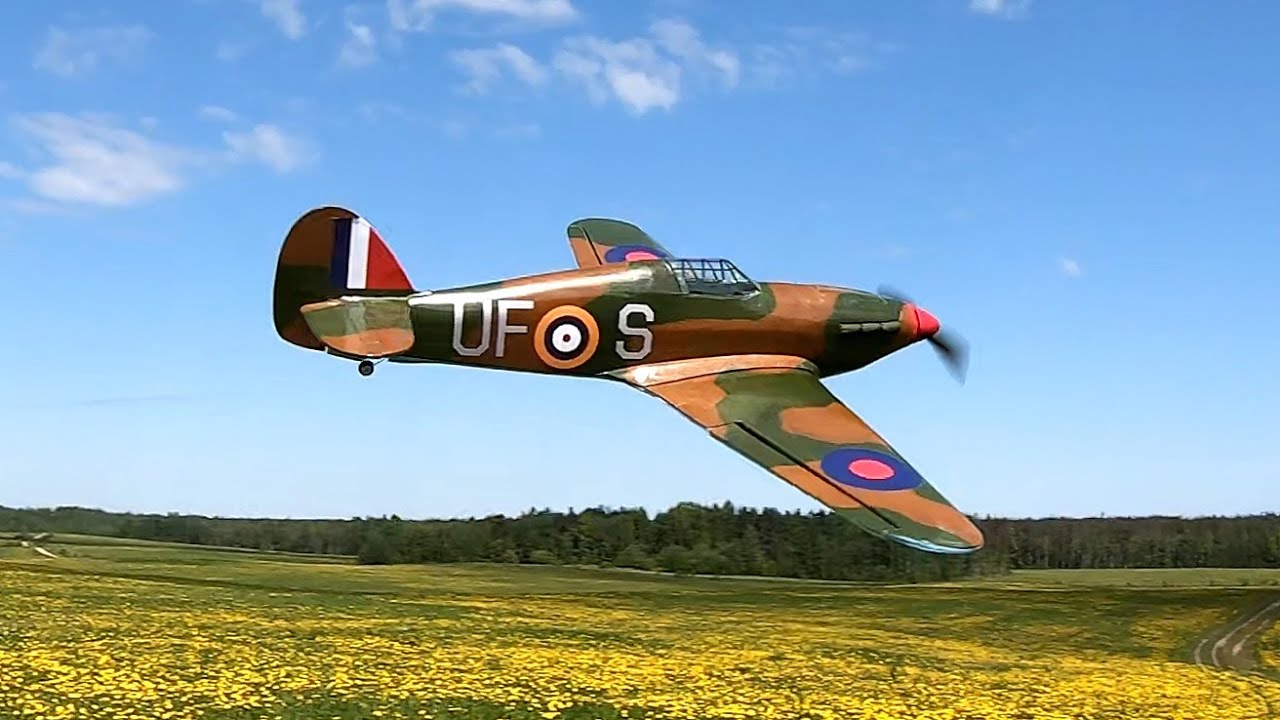 Hawker Hurricane RC Plane - YouTube
