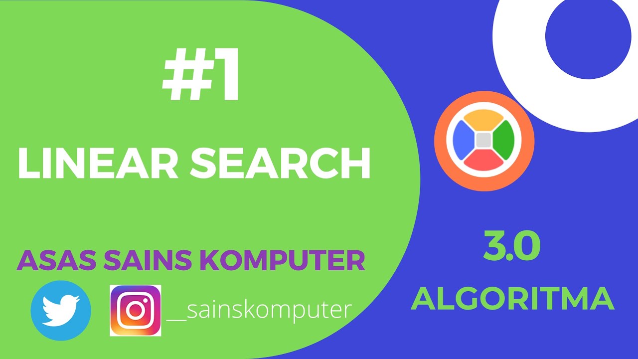 #1. Linear Search(Pengenalan)|Asas Sains Komputer|Sains Komputer - YouTube