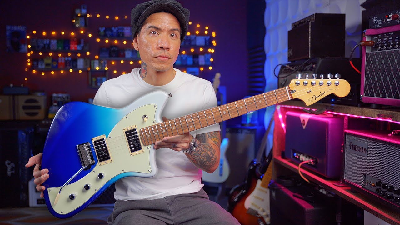 @fender Player Plus Meteora HH electric guitar demo - YouTube