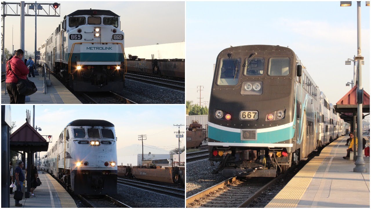 Railfanning El Monte Part 2 2/2/2018 - YouTube