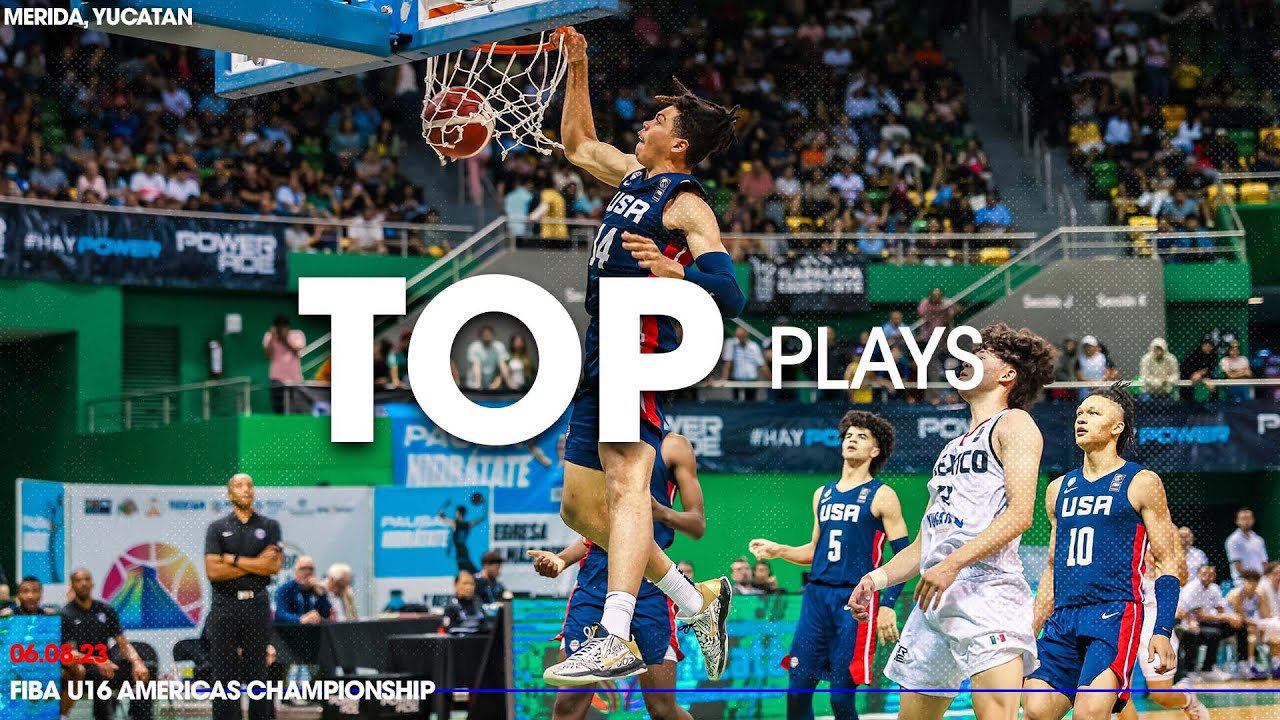 TOP PLAYS // USA get the win over host Mexico in pool play - YouTube