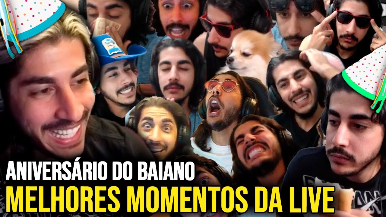 OS MELHORES MOMENTOS DA LIVE DO BAIANO - BAIANO REACT - YouTube