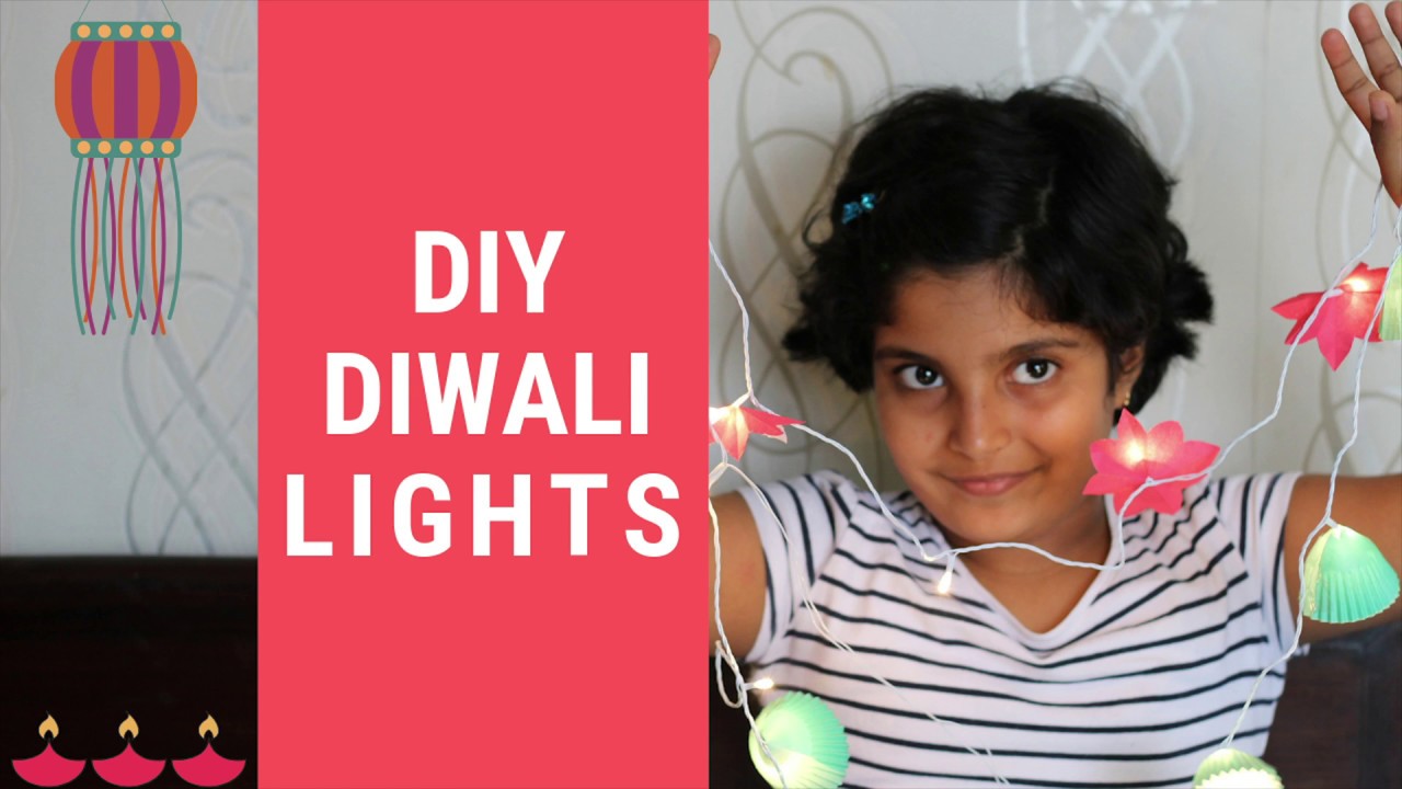 DIY | Diwali Lights | Diwali Decoration | DIY Decorative Lights - YouTube