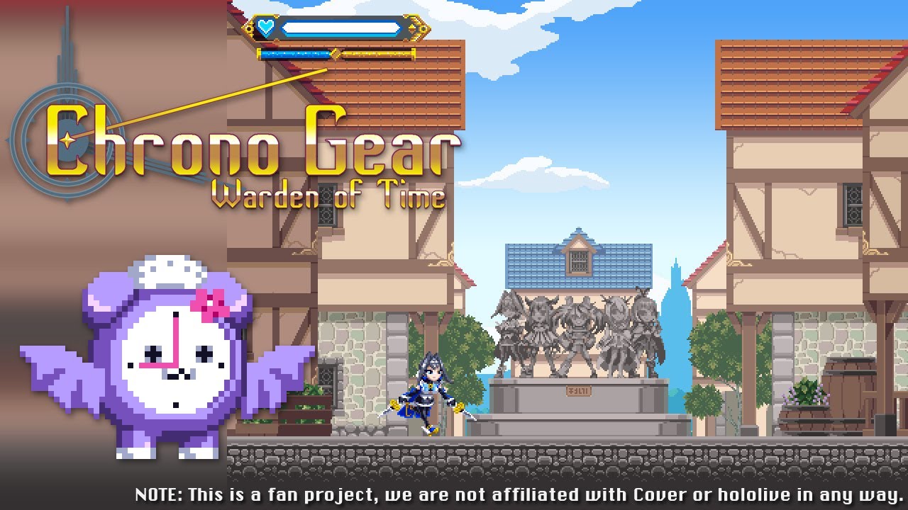 Recreating the Town from the Our Promise MV! ⏳ Chrono Gear Dev Stream #44 (hololive fangame ...