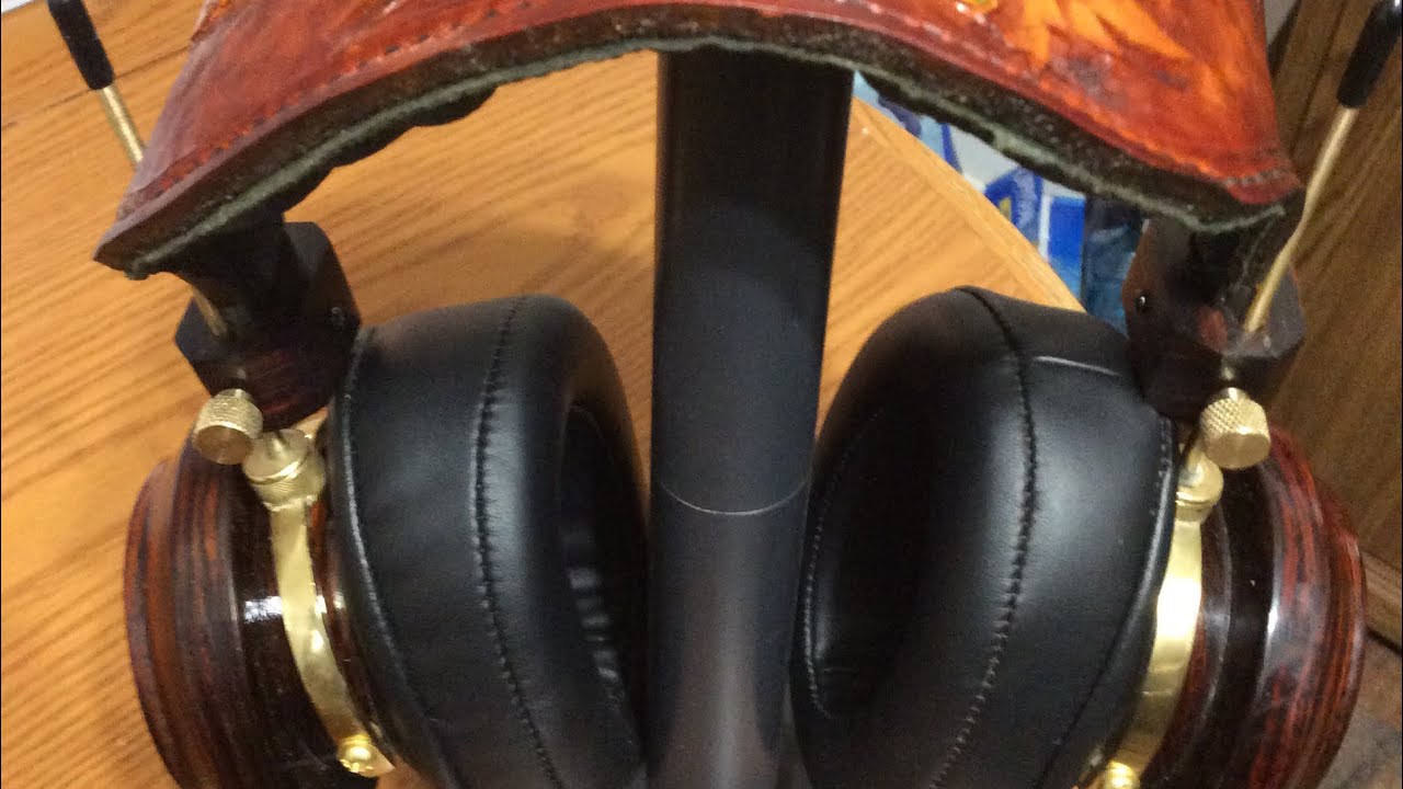 Grado Custom wood and leather headphone build - YouTube