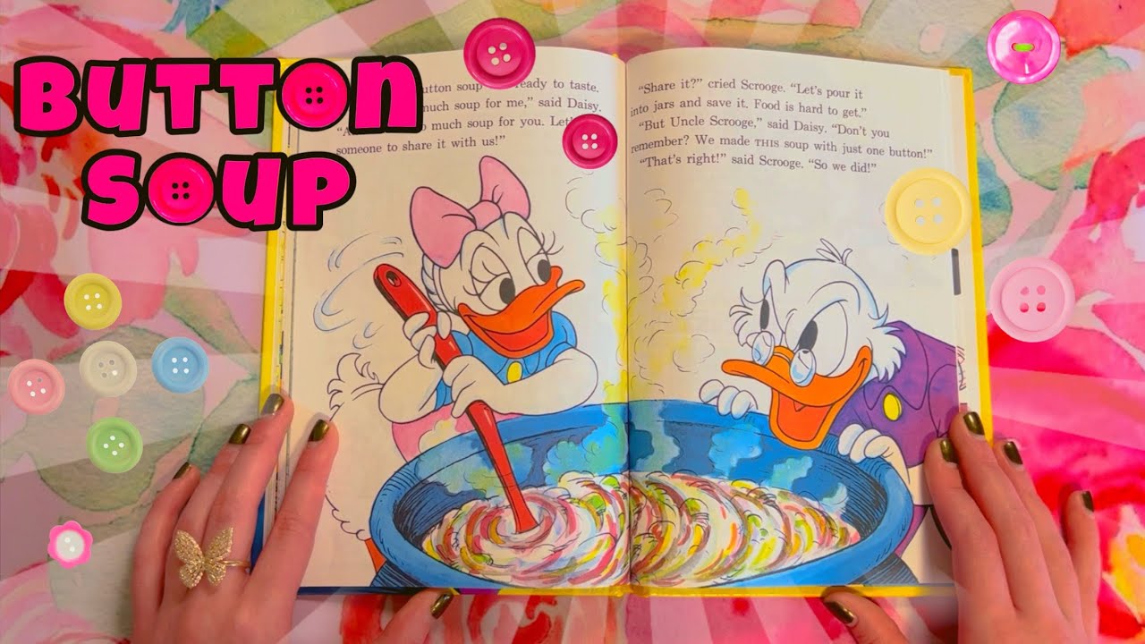 💙🥘 Disney’s Button Soup Storybook Read-Aloud Fun Time!! 🍲💕 - YouTube